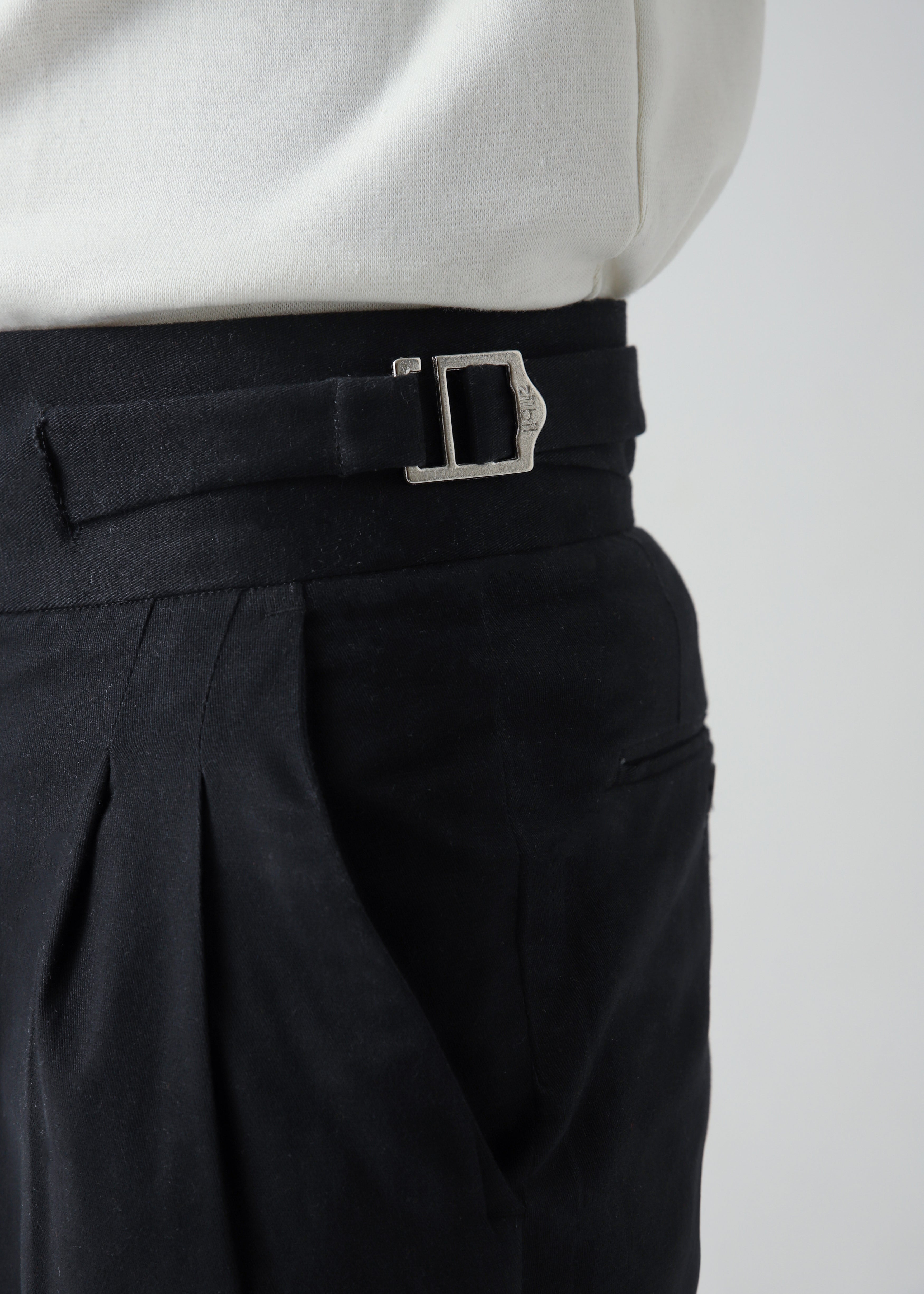 GURKHA PANT - BLACK – zilbil
